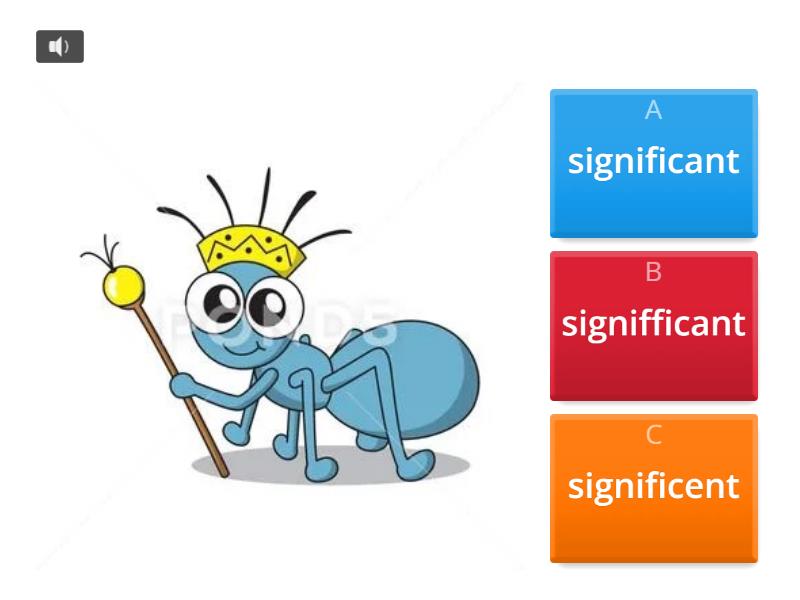 Spelling ent ant - Quiz