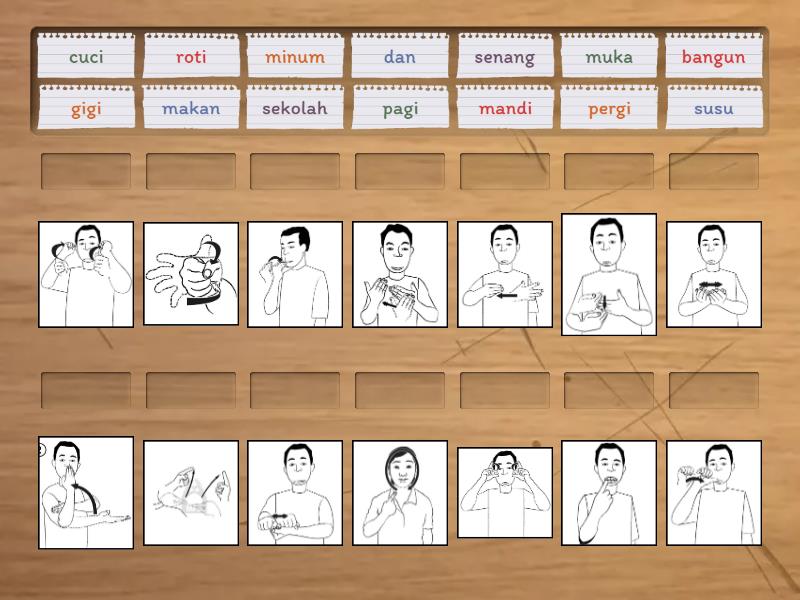 Sign Language - Match up