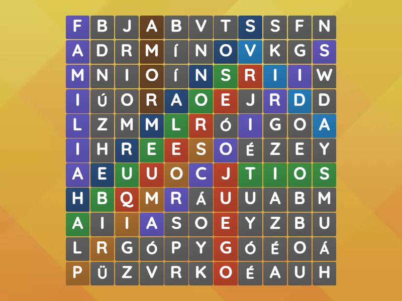 sopa familiar - Wordsearch