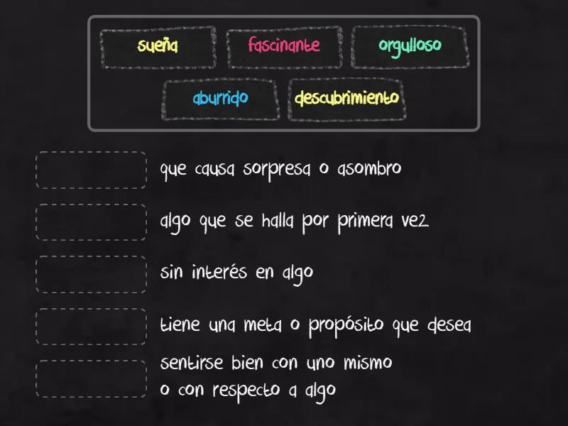 Vocabulario Cocoliso - Une las parejas