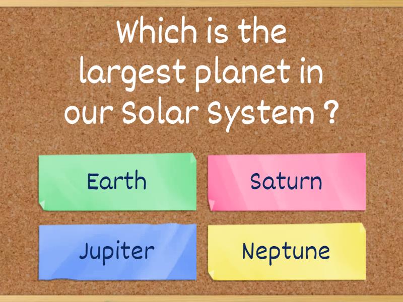 Grade 2 The Solar System - Planets - Quiz
