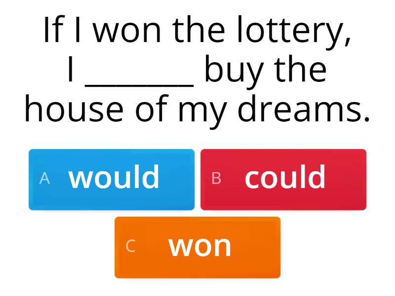 Second conditional - Quiz