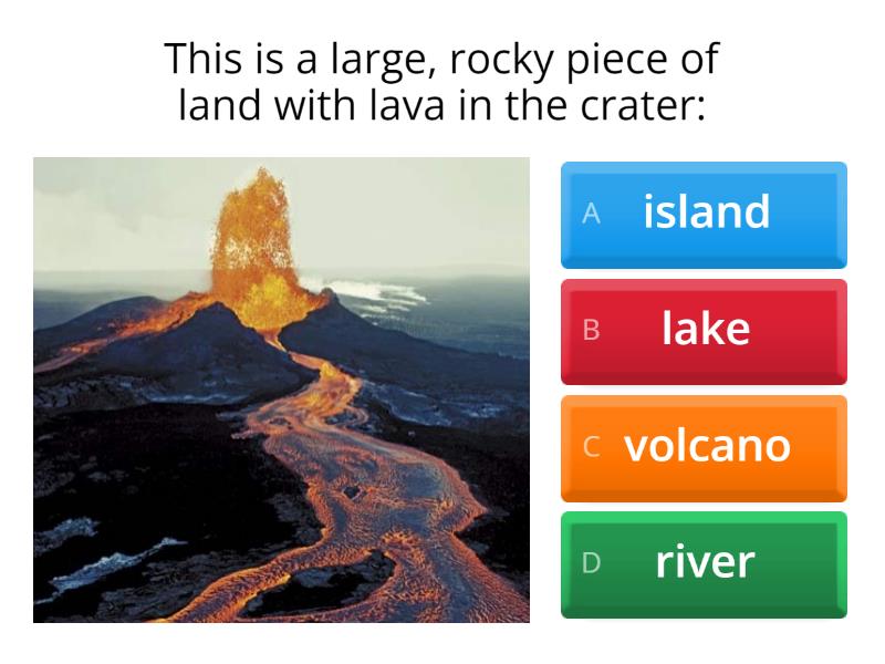 Landforms and bodies of water - Quiz