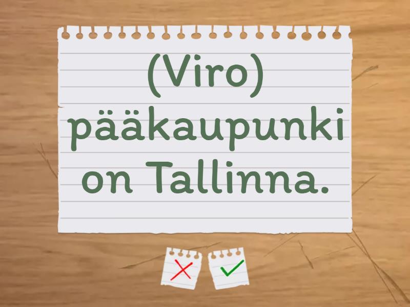 Genetiivi, alkeet (Suomen mestari 1 kappale 3) - Flash cards