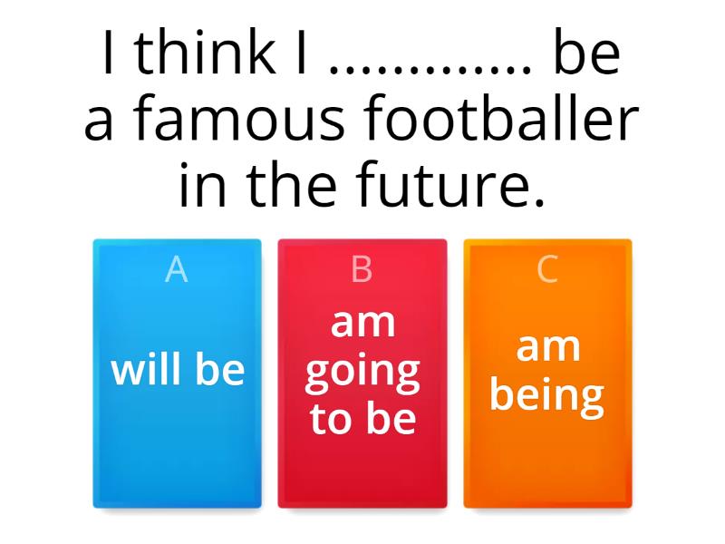 Future forms - Cuestionario