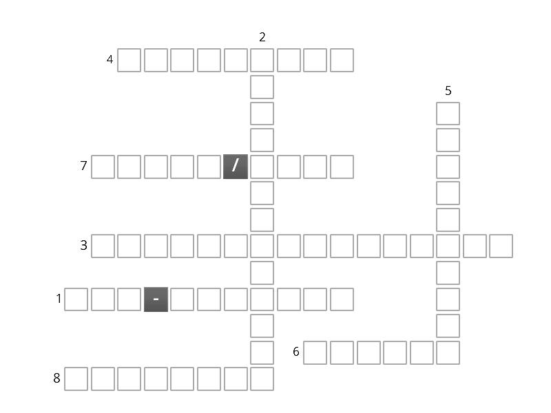 TYPES OF LITERARY GENRES - Crossword