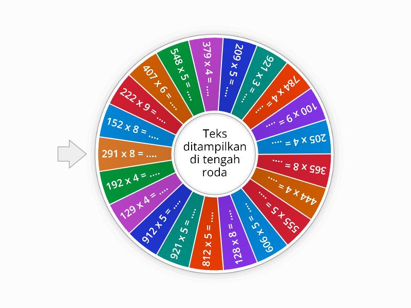 PERKALIAN - Spin the wheel