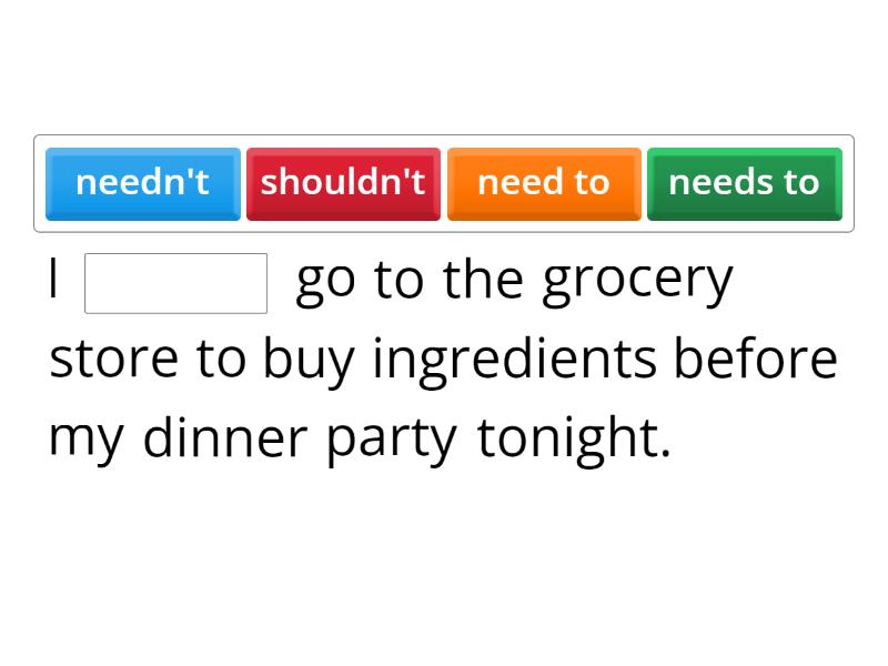 Modal Verbs: Necessity, Obligation, Prohibition, Advice - Complete the ...