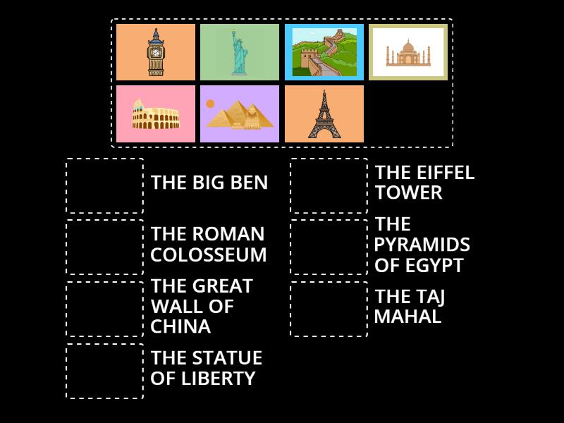 Famous landmarks - Game 1 - Match up