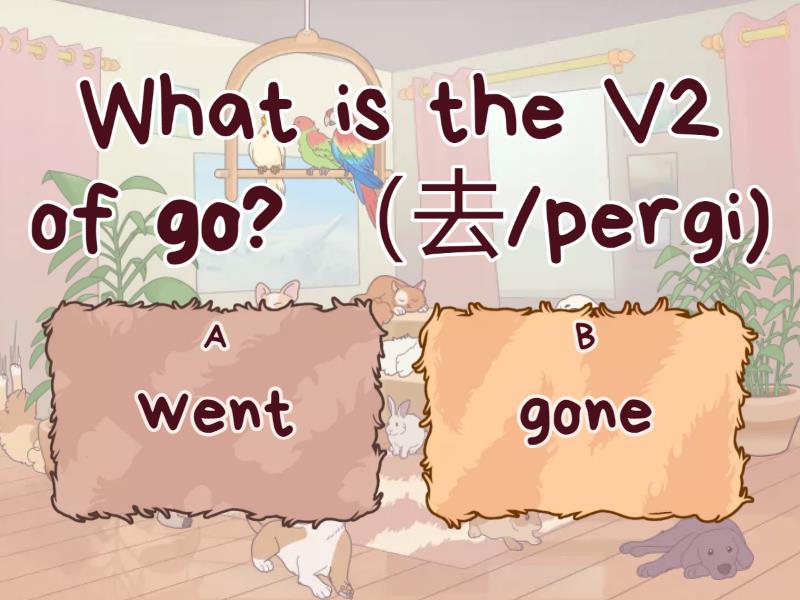 Y6 ENG- Past simple (V2 form) - Quiz