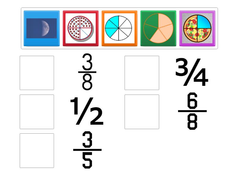 Match the Picture to the Fraction - Match up