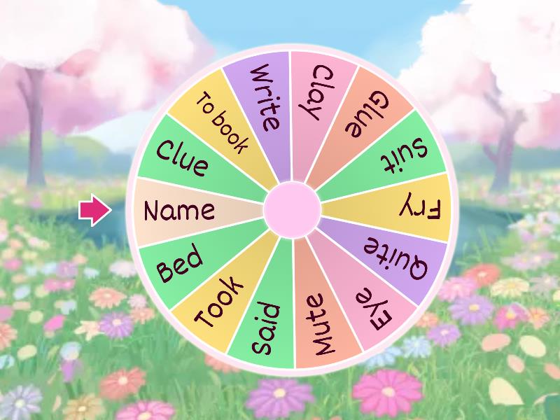 Phonics match - Spin the wheel