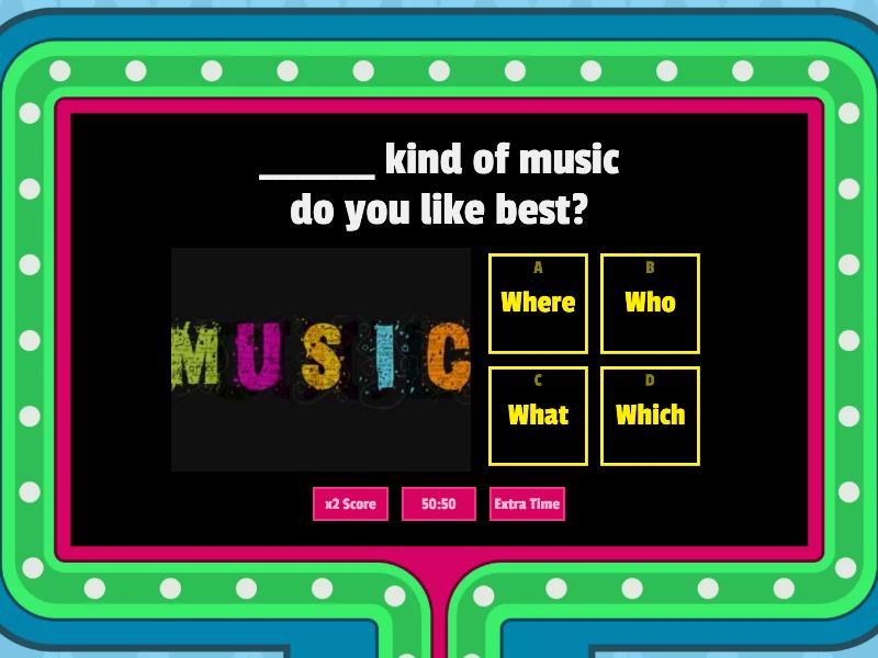 Gameshow T3 Music - Gameshow quiz