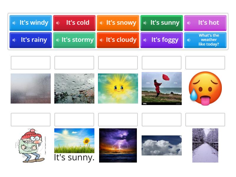 learning stars weather - Match up