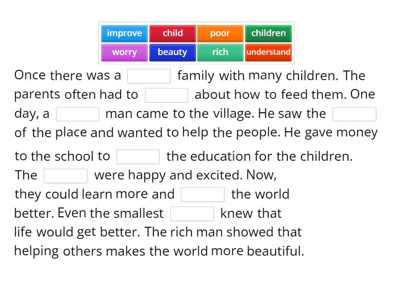 repeating - Complete the sentence