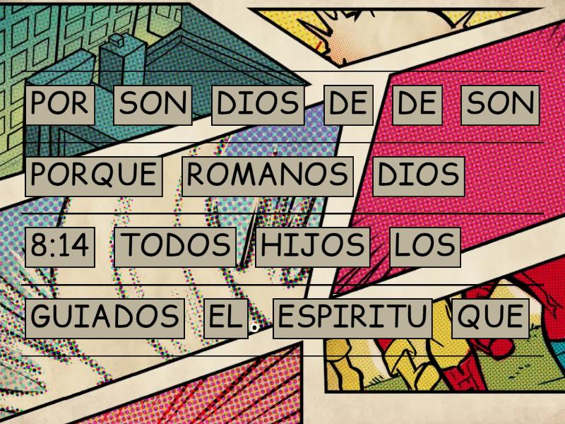 VERSICULO CLAVE - CLASE NO. 14 - Unjumble