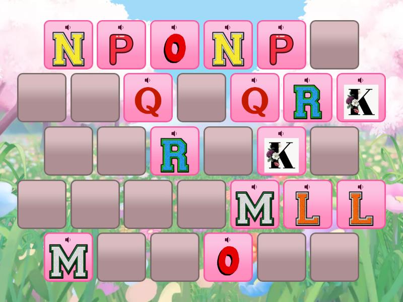 Alphabet - Matching pairs