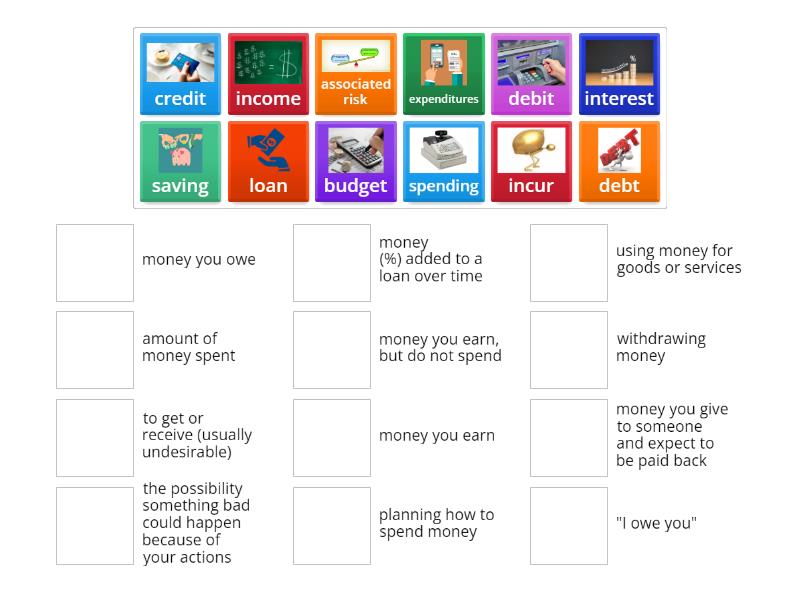 Economics Grade 8 SS - Match up