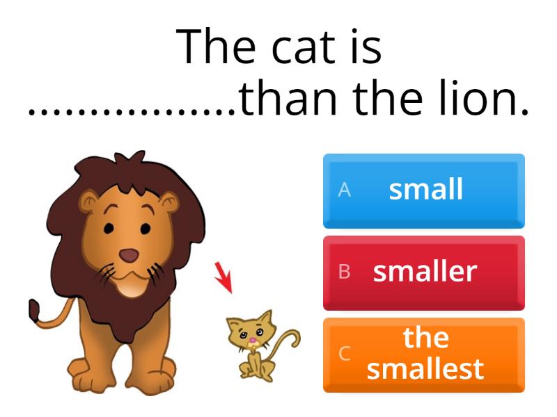Comparative and Superlative (Short Adjectives) - Quiz