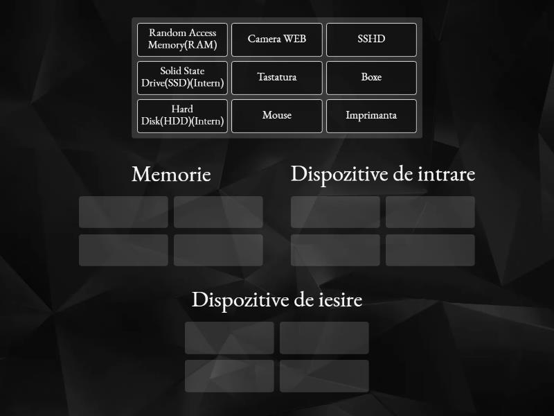 Match components - Group sort