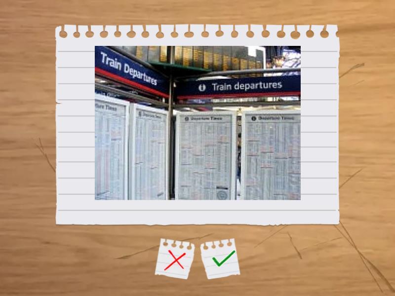 Vocabulary test - Flash cards