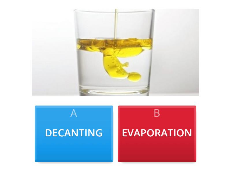 Separating mixtures - Quiz