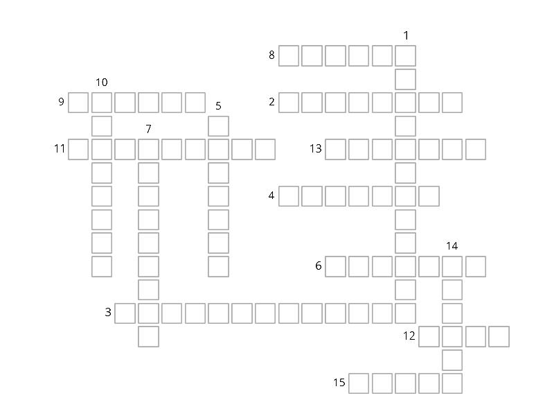 Unit 4 - Crossword