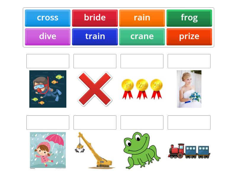 br- cr- fr- dr- pr- tr- - Match up