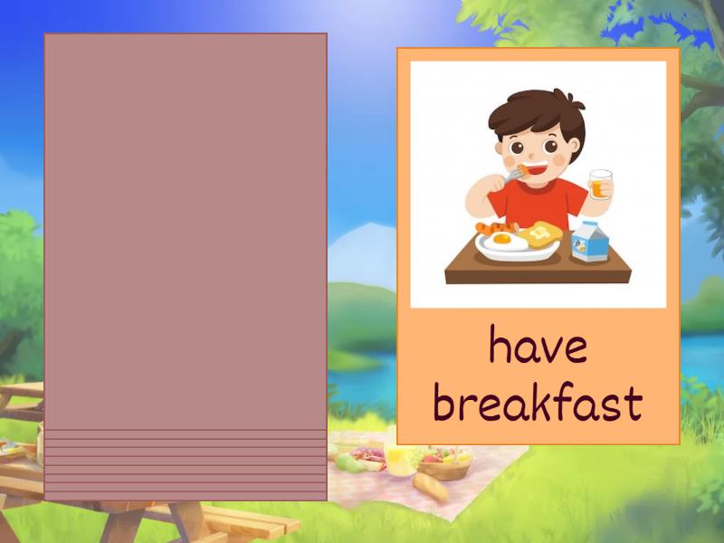 Daily routine - Speaking cards