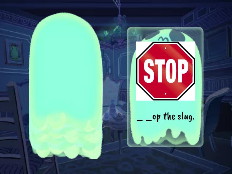 Monster: s-blend sentences - Speaking cards