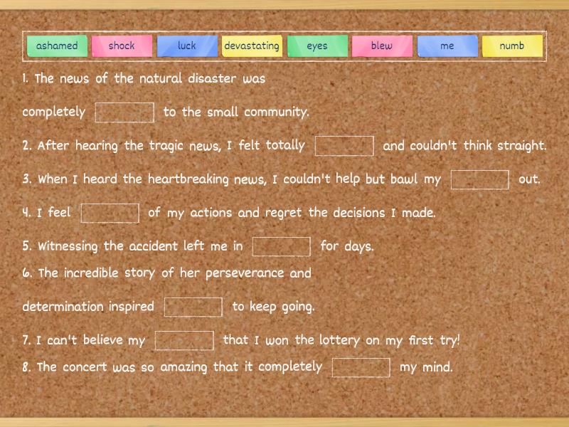 Roadmap B2 Unit 1B - Complete the sentence