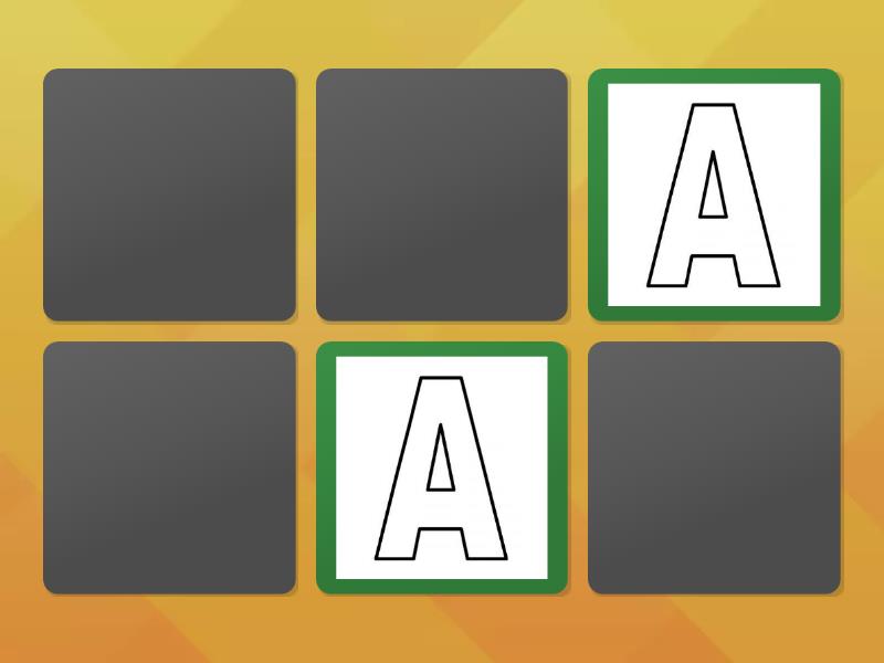 Memorama de Letras - Matching pairs