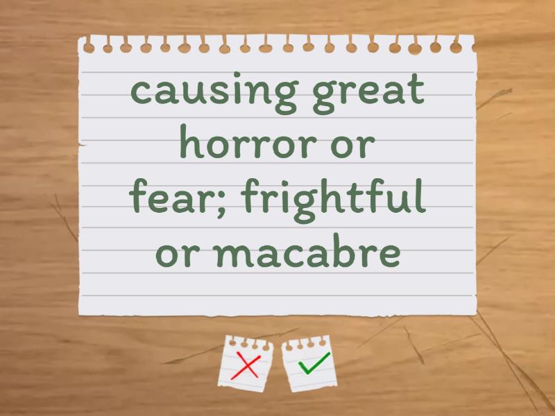 Vocabulary Unit 7 (9CP) - Flash cards