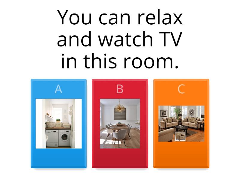 Which room is it? QUIZ - Cuestionario