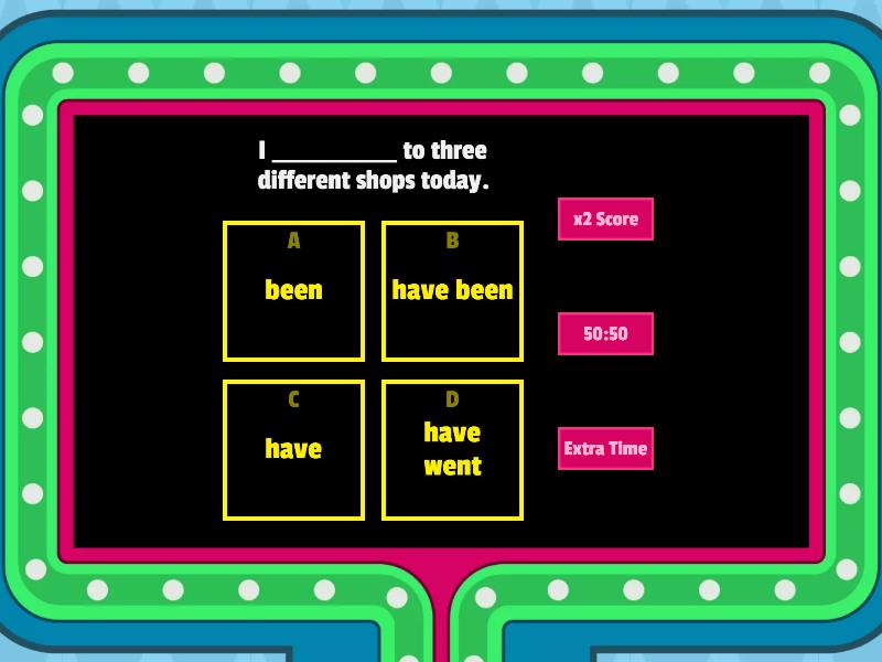 Empower Pre-Int Unit 3A: Present Perfect - Gameshow quiz