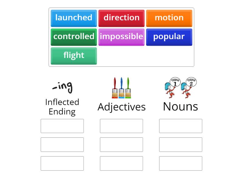 Flight Words - Group sort
