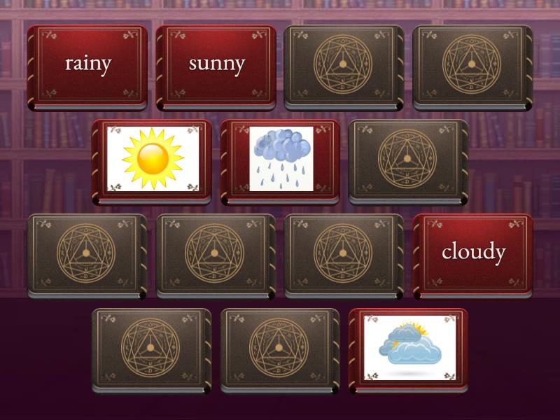 Weather - Memory - Matching pairs