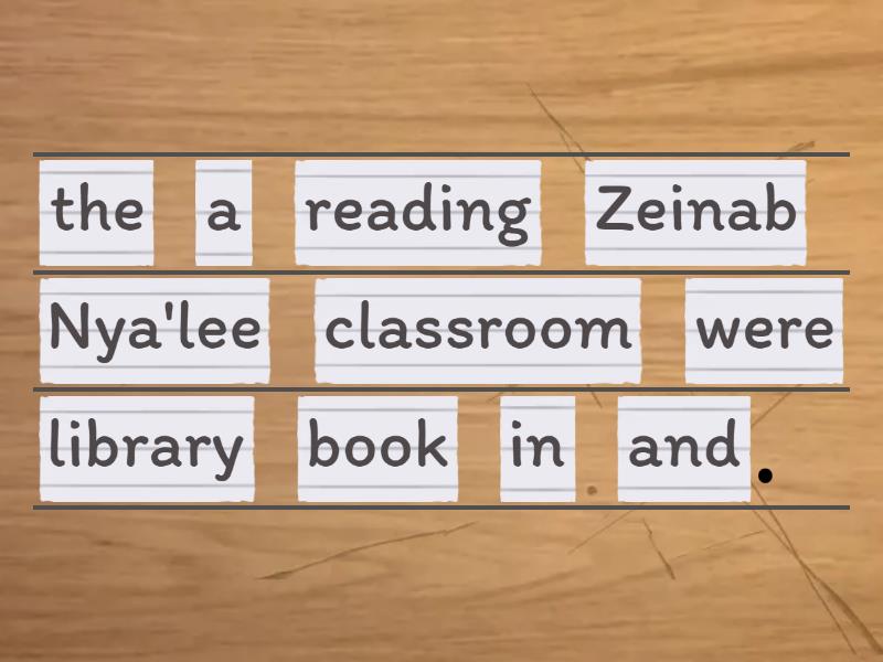 CKLA Unit 4 Lesson 18 (sentence structure) - Unjumble