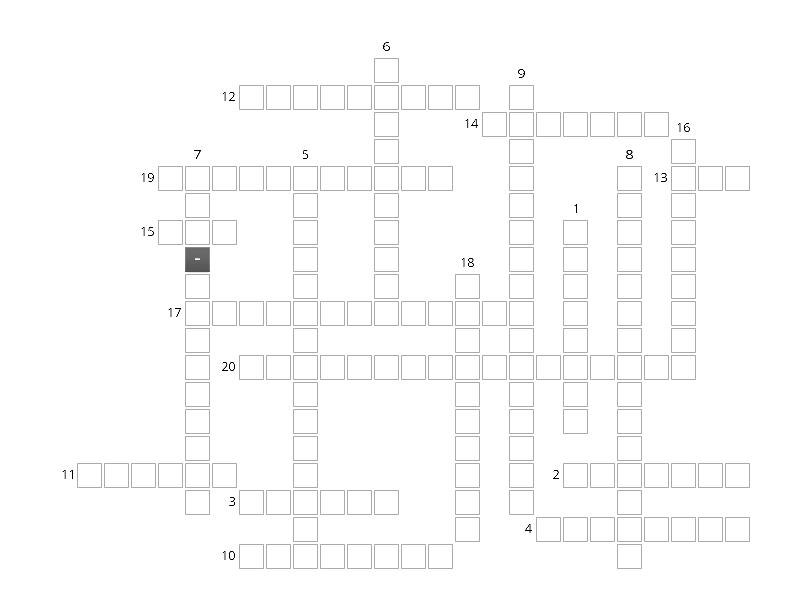 Module 7c - Crossword
