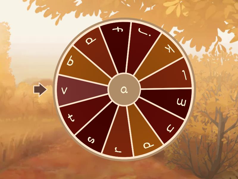 Lettre A - CV blends - Spin the wheel