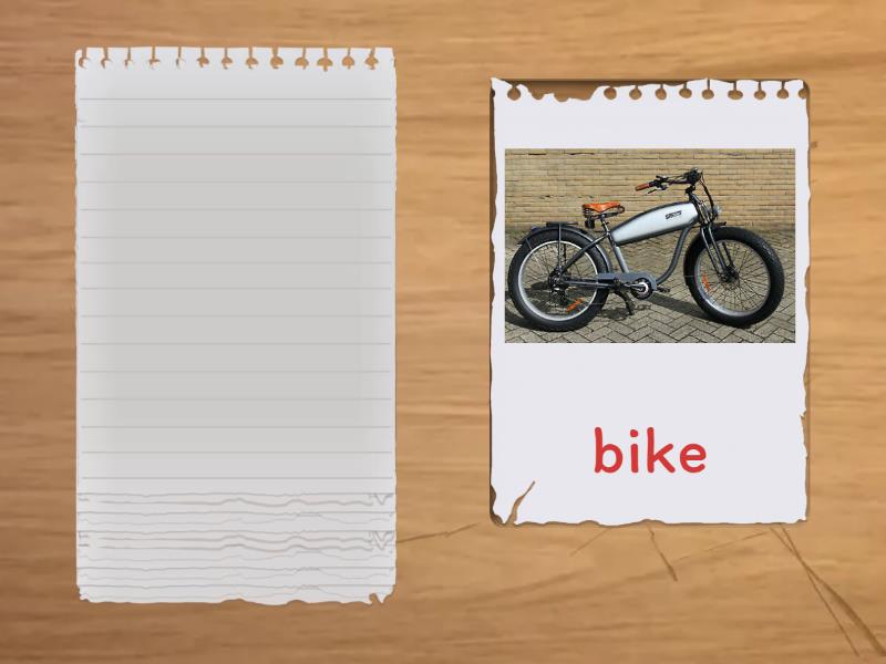 Means of transport - Speaking cards