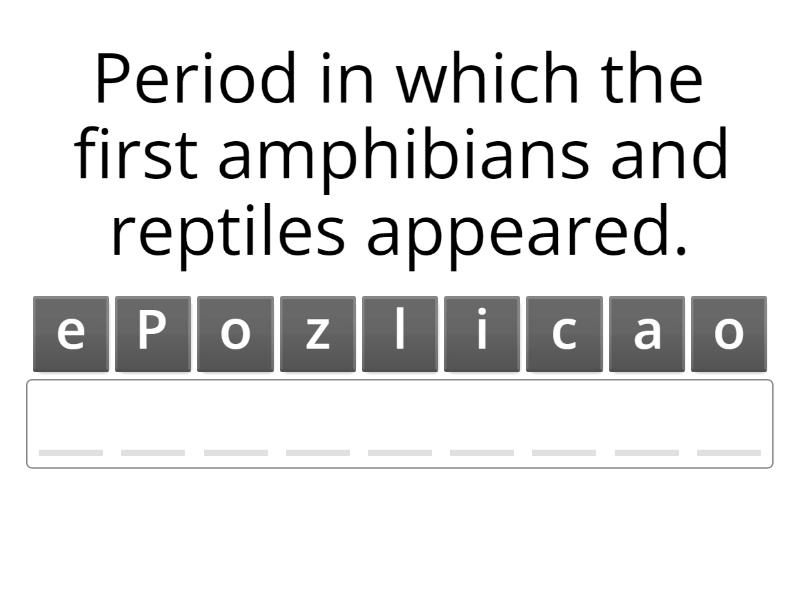 Dinosaur Timeline s - Anagram