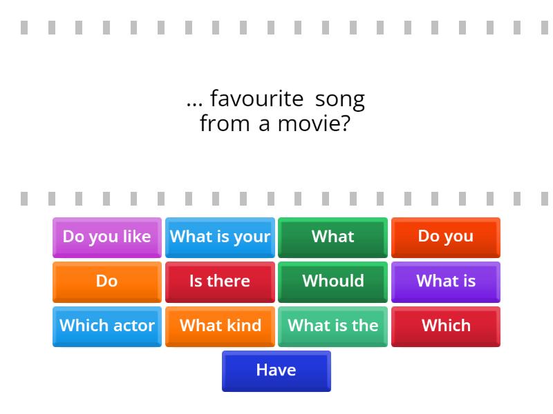 Movie Conversation Questions_Part 2 - Find the match
