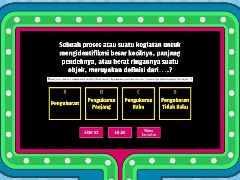 Latihan PTS - Gameshow quiz