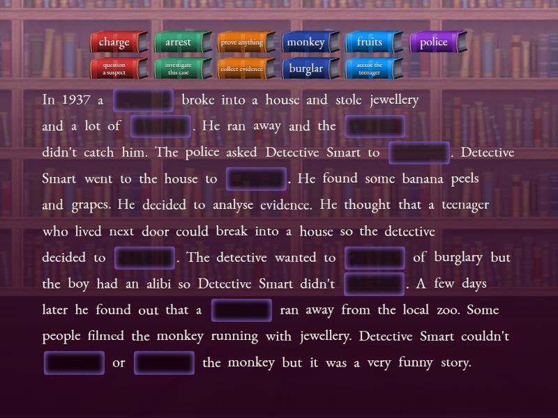 Gateway B1, unit 2, detective work - Missing word