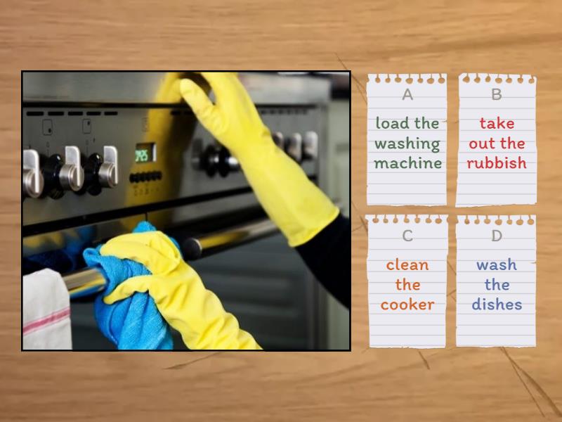 Life vision: Pre intermediate- Unit 2 : Housework - Quiz