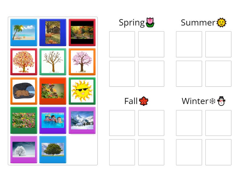 The four seasons sort - Group sort