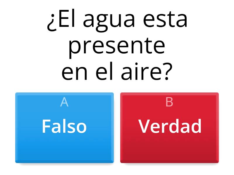 Verdad o falso - Quiz