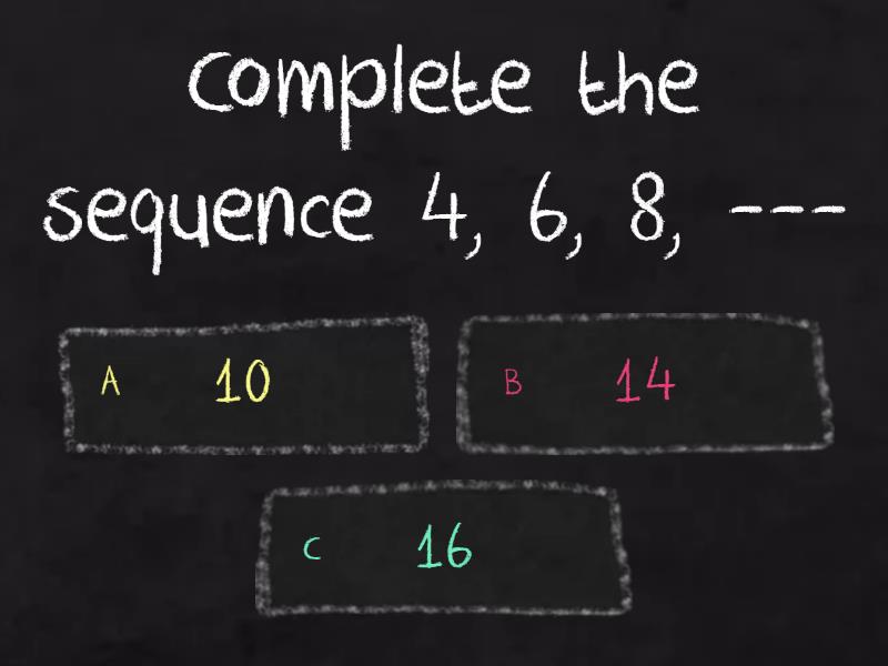 Complete the sequence by skip counting by 2's, 5's, and 10's_UN - Quiz