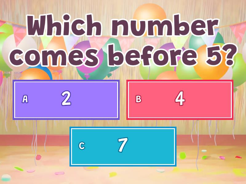 Before Numbers - Quiz